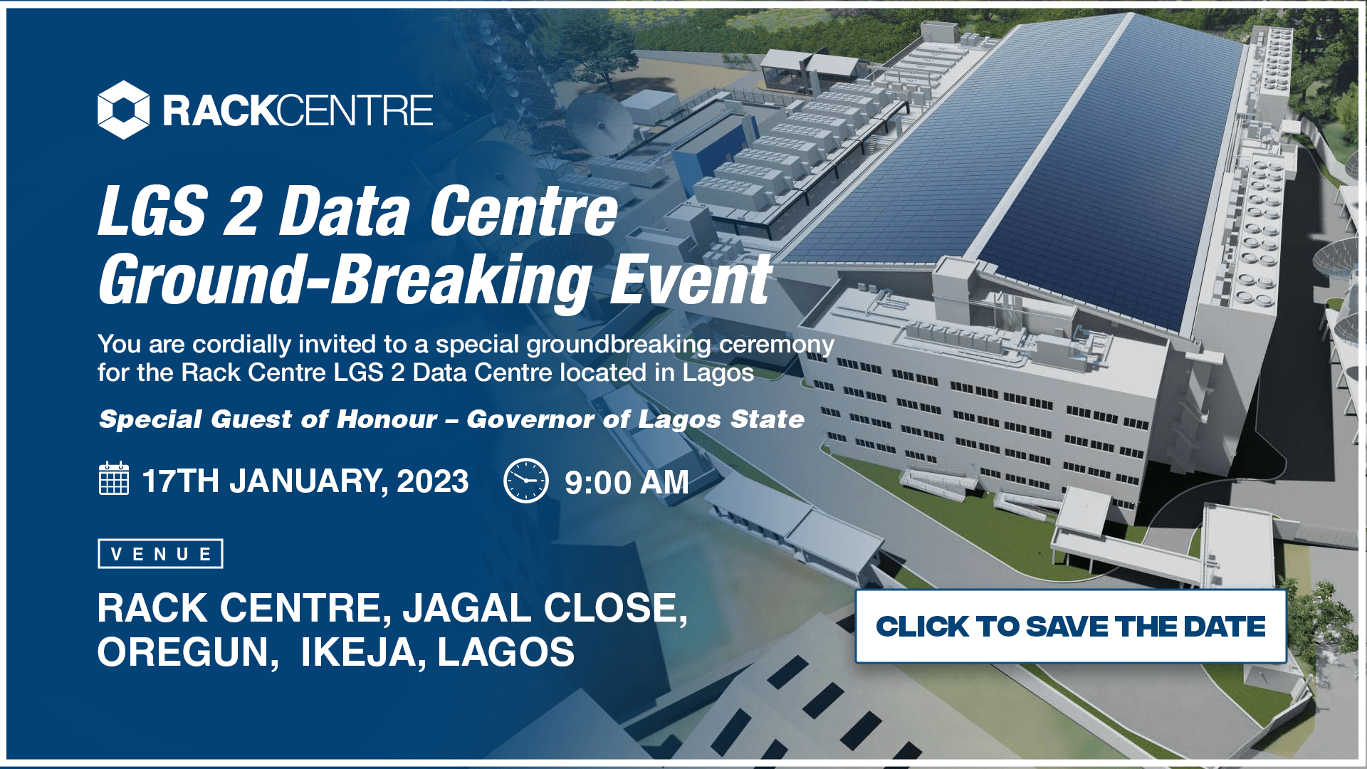 LGS 2 Data Centre Ground-Breaking Event - Rack Centre